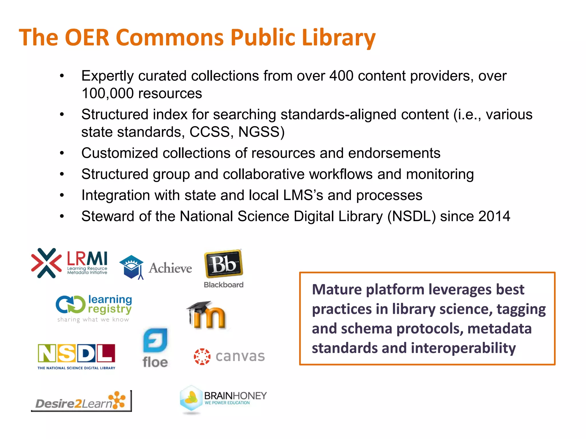 OER Commons: By Educators, For Educators | PDF | Technology & Computing