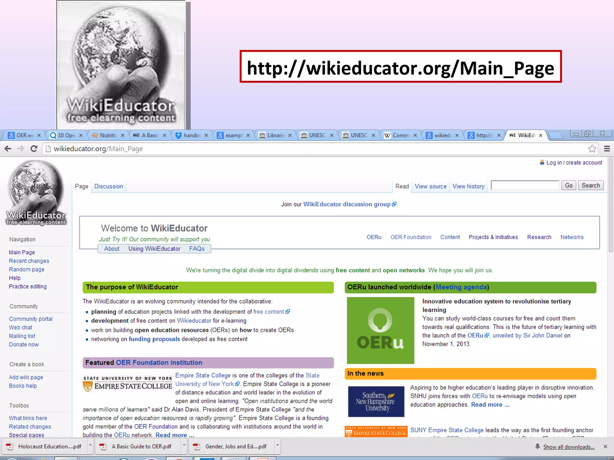 Oer examples and websites | PPT