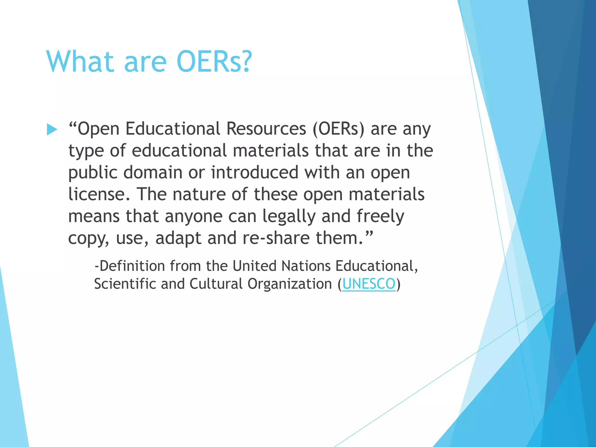 Pros and Cons of OER | PPT