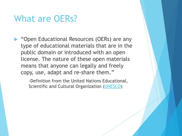 Pros and Cons of OER | PPT