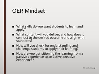 Oer in the classroom | PPTX