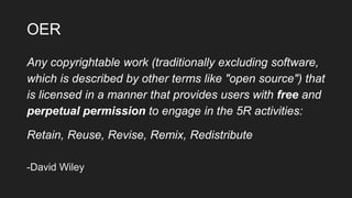 OER in the Time of Adaptive | PPT