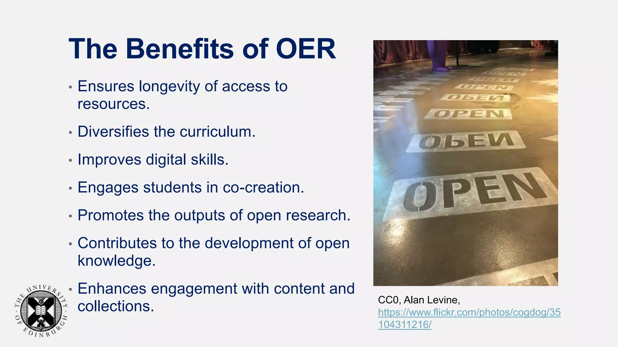 Open Educational Resources & Open Licensing | PPTX