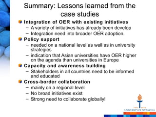 Contextualization of Open Educational Resources in Asia and Europe ...