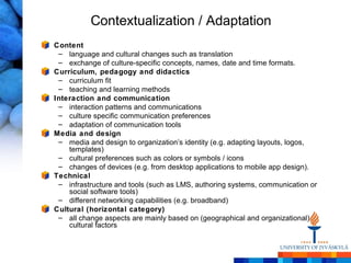 Contextualization of Open Educational Resources in Asia and Europe ...