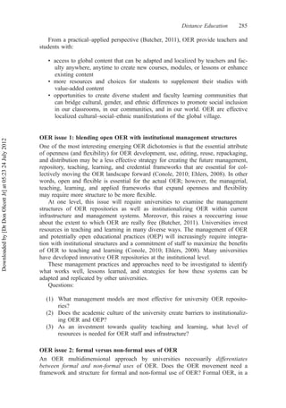 Oer perspectives final published article (distance education special ...