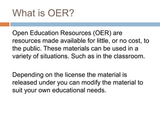 Oer power point | PPT