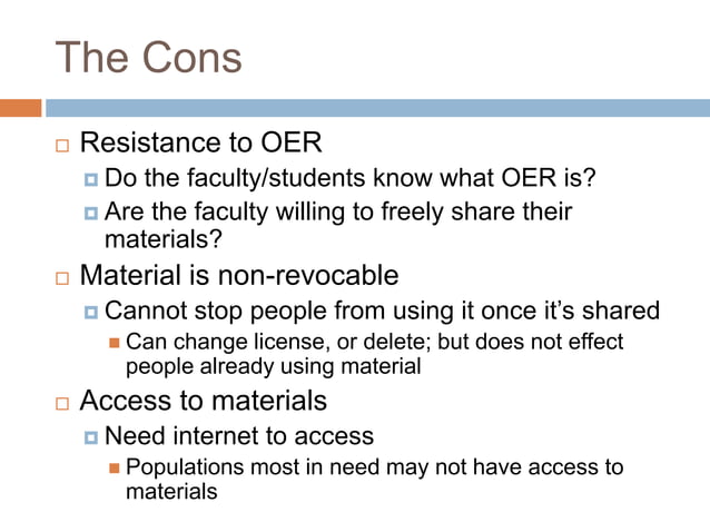 Oer power point | PPT