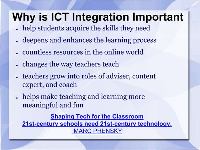 ICT for Education - Successful Integration with Open Education ...