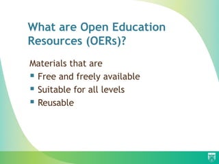 OER presentation | PDF