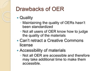 OER presentation | PPT