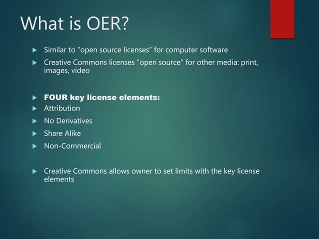 OER presentation | PPT