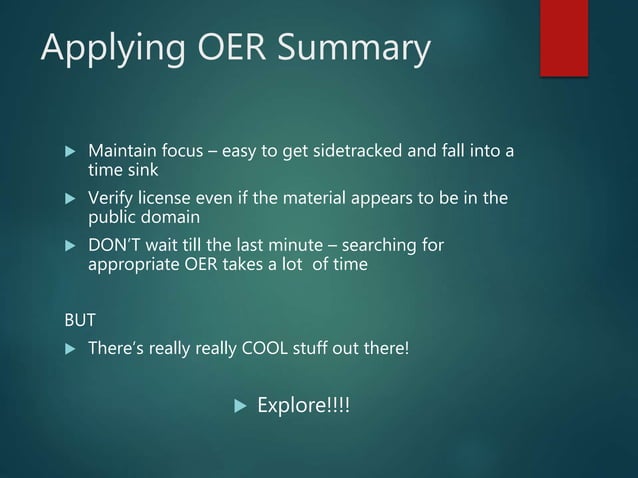 OER presentation | PPT