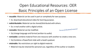 Open Learning in our digital era, Introduction to OER | PPTX