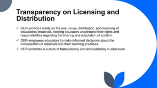 Open Education Resources (OER) Benefits and Challenges | PPT