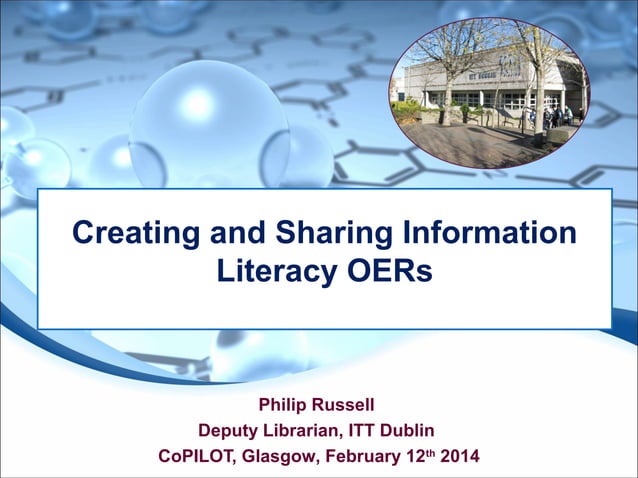 Creating and Sharing Information Literacy OERs | PPT