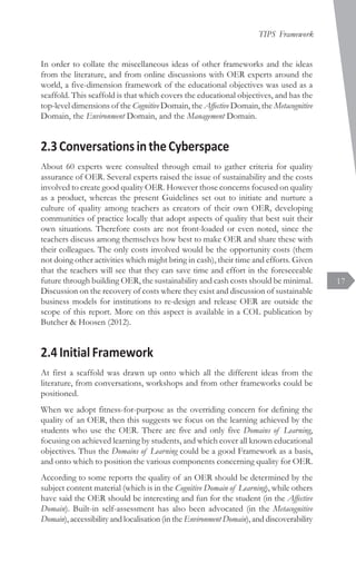 Quality Assurance Guidelines for Open Educational Resources: TIPS ...