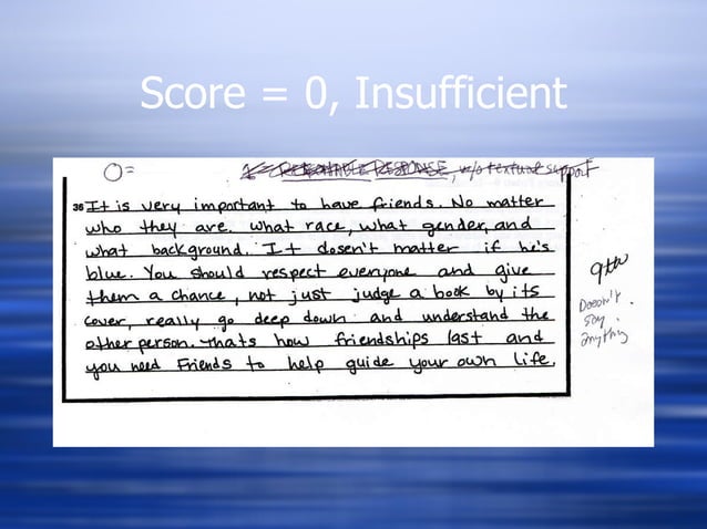 OER response examples_9th_grade_edit | PPT