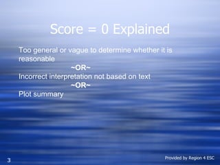 OER response examples_9th_grade_edit | PPT