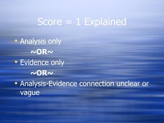 OER response examples_9th_grade_edit | PPT