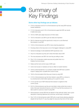 OER Evidence Report 2013-2014 | PDF