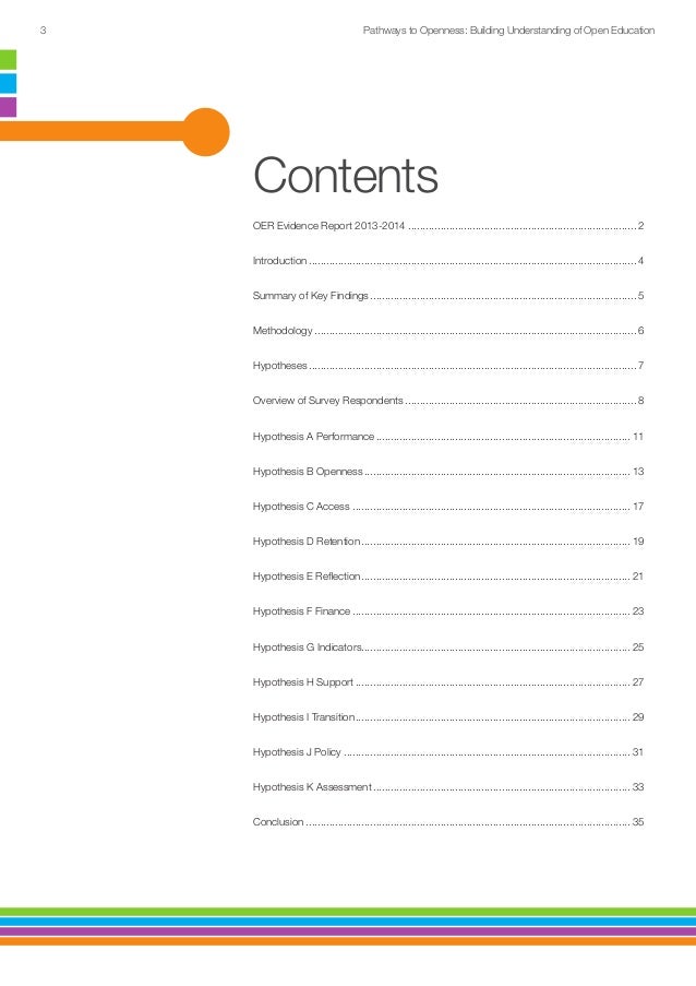 OER Evidence Report 2013 2014 OER Evidence Report 2013 2014