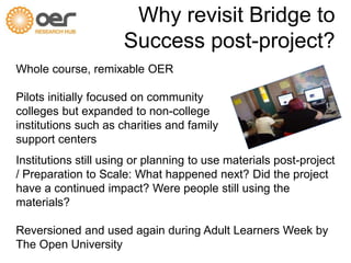 From Chrysalis to Butterfly: Lifecycles of an OER Project | PPT