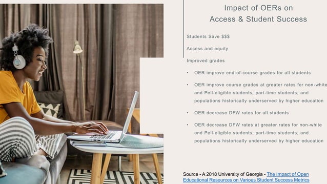 Open Educational Resources (OERs) and Student Success | PPT
