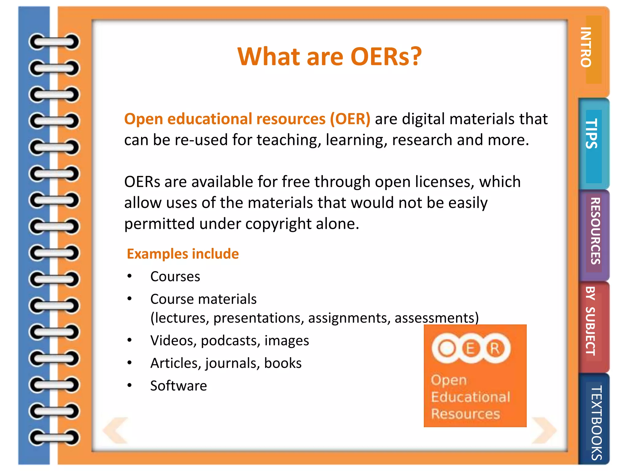 Open Educational Resources (OERs) | PPTX
