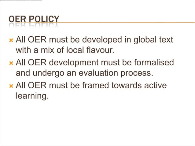 Oer strategy for university xyz | PPT
