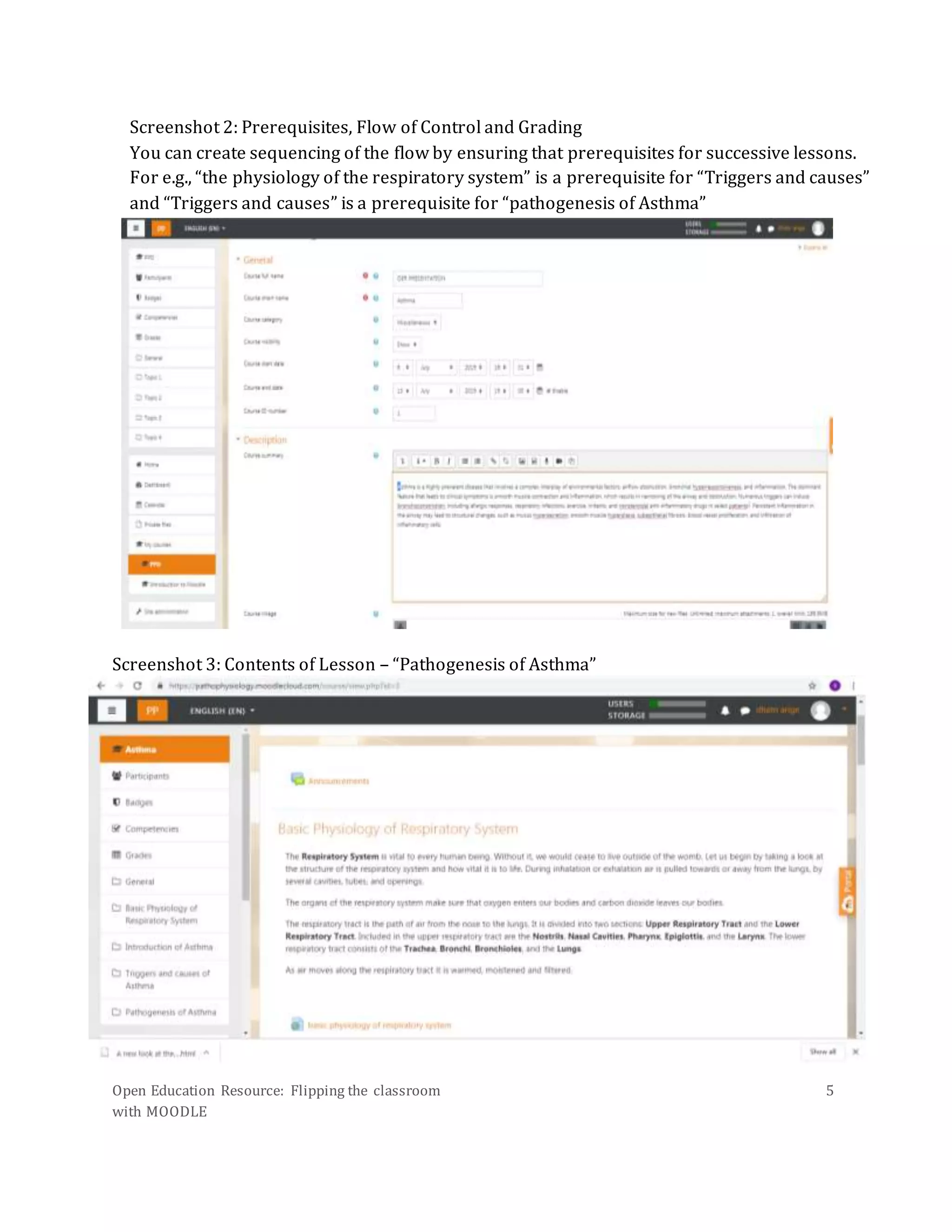 Open Education Resource: Flipping the classroom with MOODLE | DOCX | Educational Assessment ...