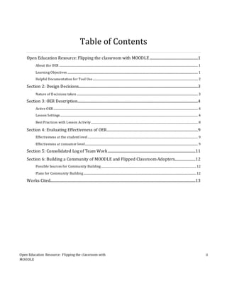 Open Education Resource: Flipping the classroom with MOODLE | DOCX ...