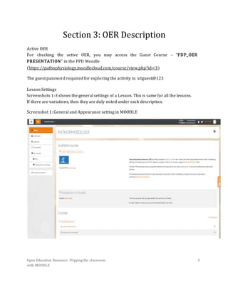 Open Education Resource: Flipping the classroom with MOODLE | DOCX ...
