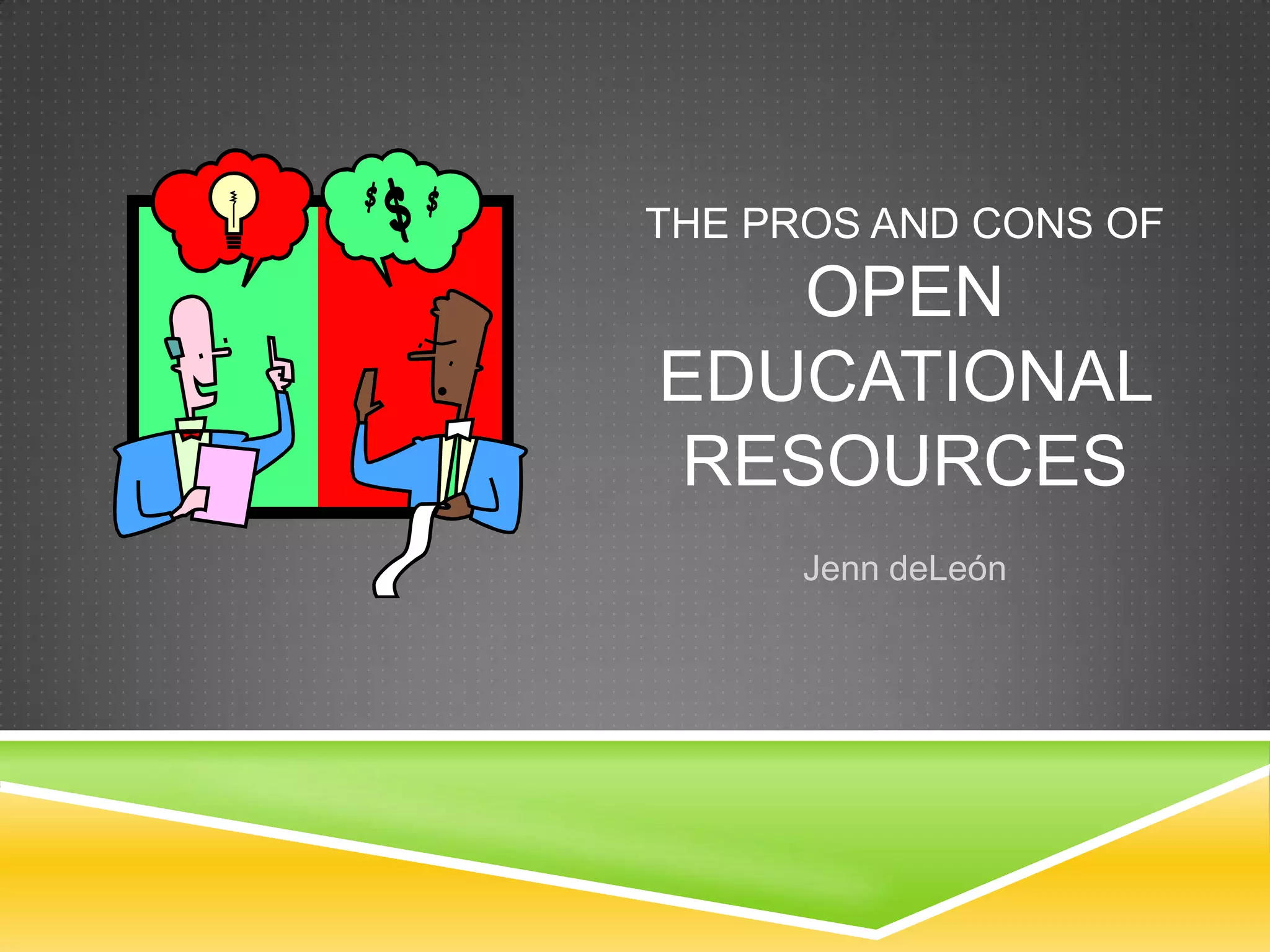 The Pros and Cons of Open Educational Resources | PPTX