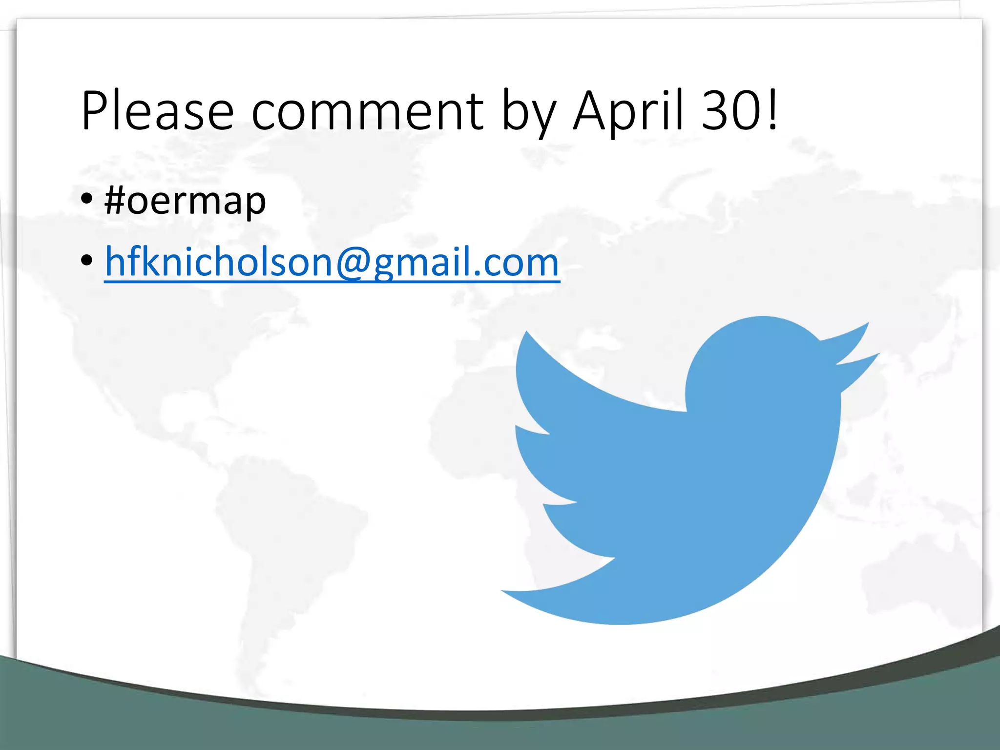 OER World Map Prototypes | PPT