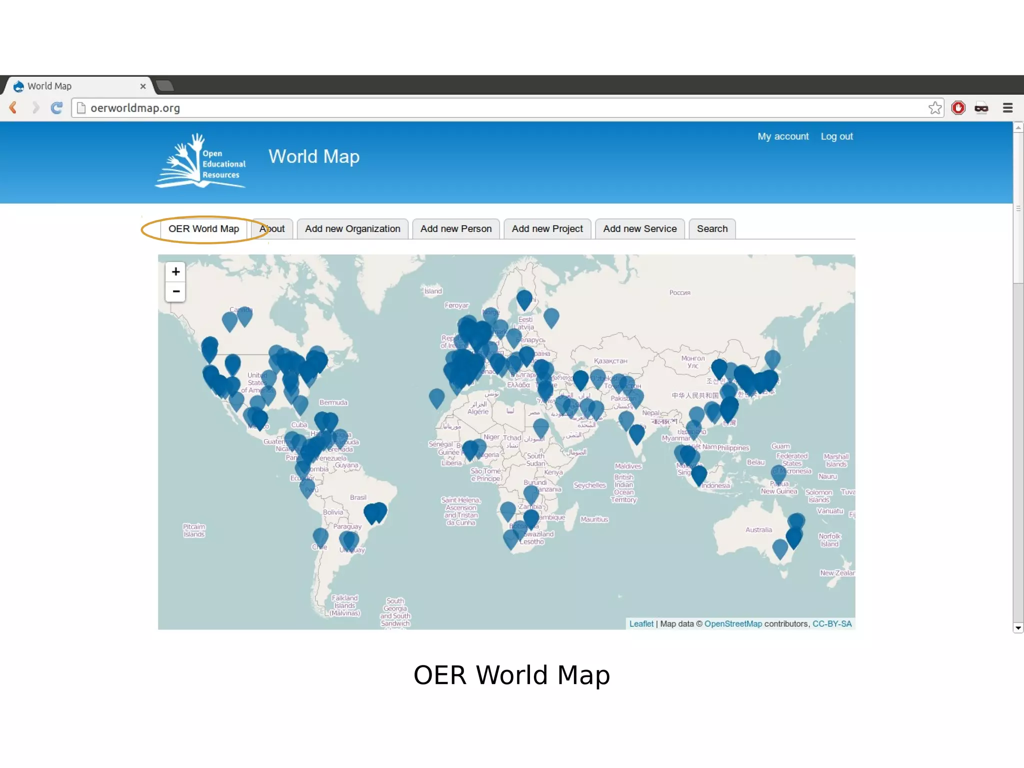 OER World Map Prototypes | PPT