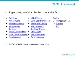 Introduction to OESIS Framework | PPTX