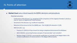 Day 4 - OESO - Belgian DPA Presentation.pdf | Legal Services Industry | Industries