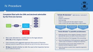 Day 4 - OESO - Belgian DPA Presentation.pdf | Legal Services Industry | Industries