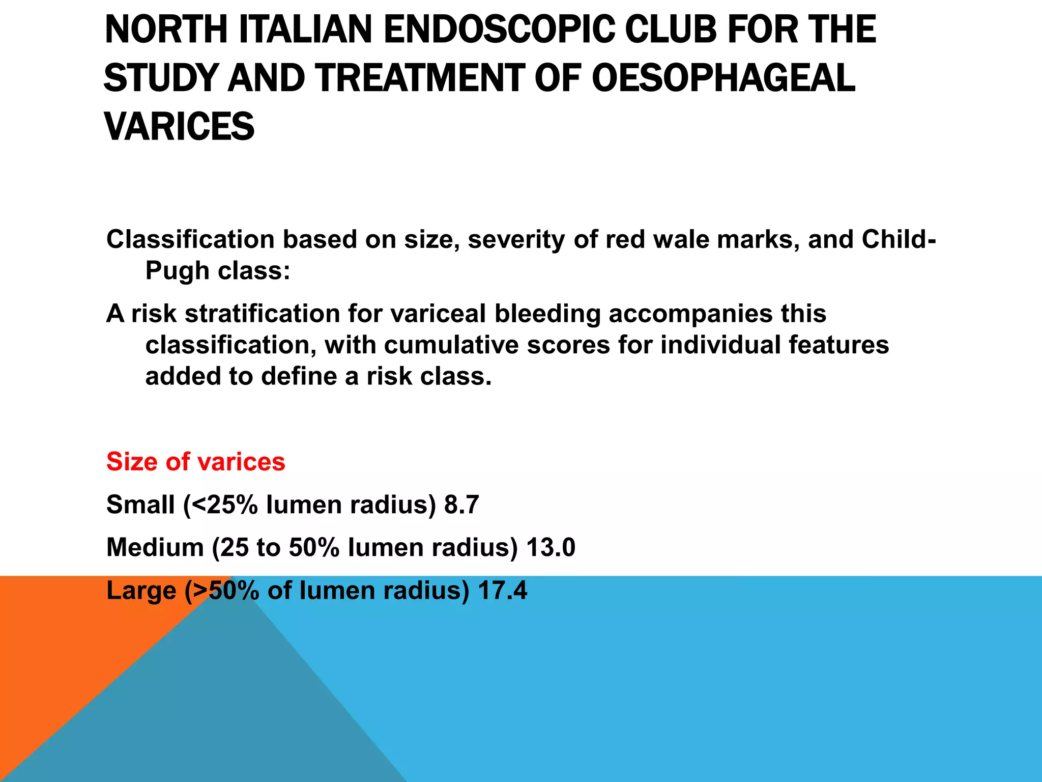 Oesophageal and gastric varices classifications | PPTX