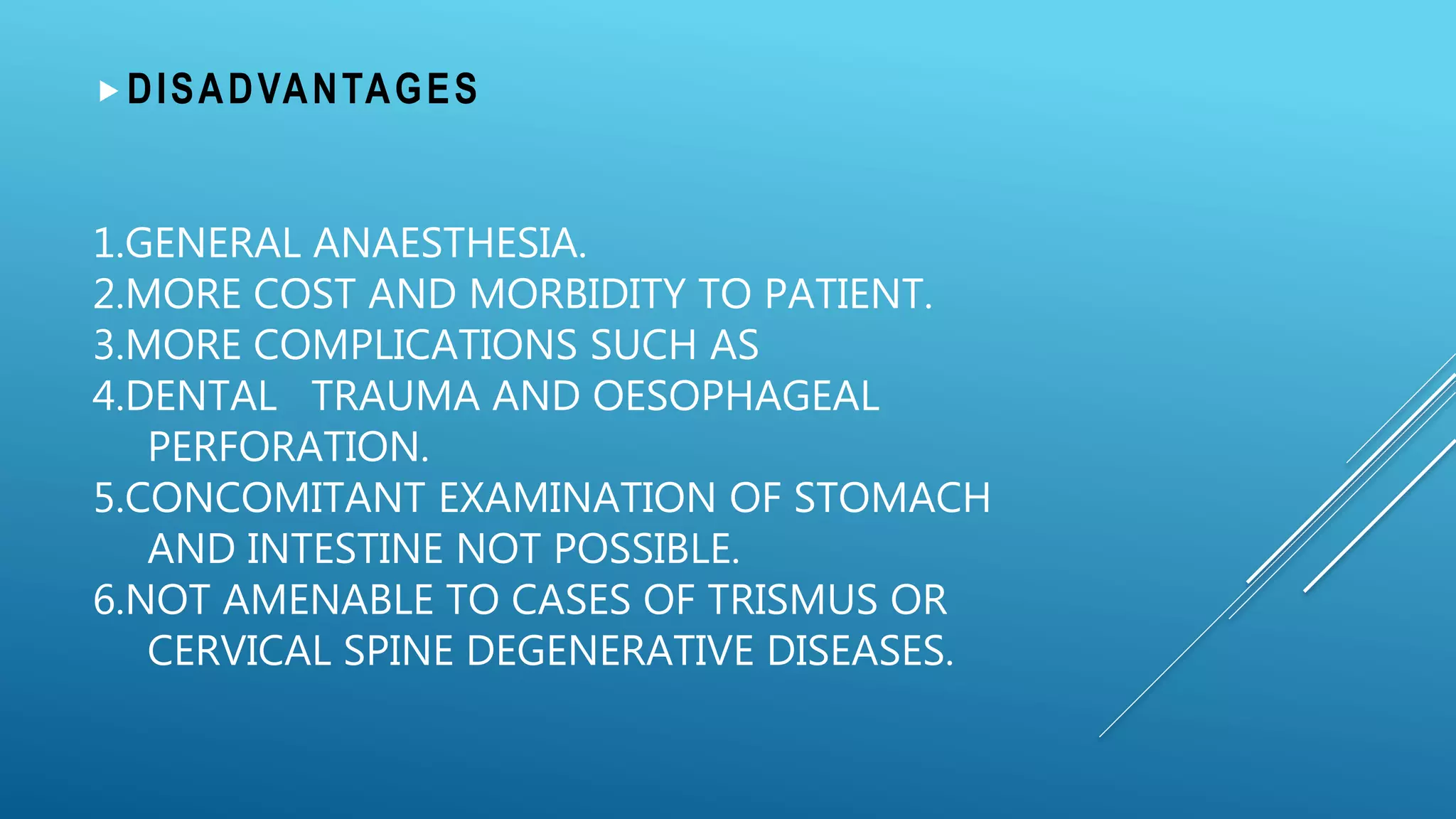 Oesophagoscopy | PPTX