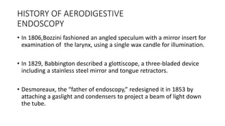 Oesophagoscopy | PPTX