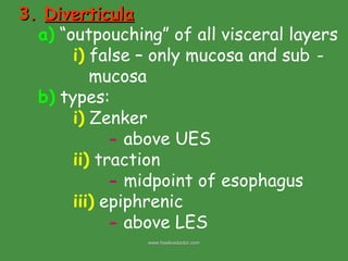 Oesophagous pathology | PPT