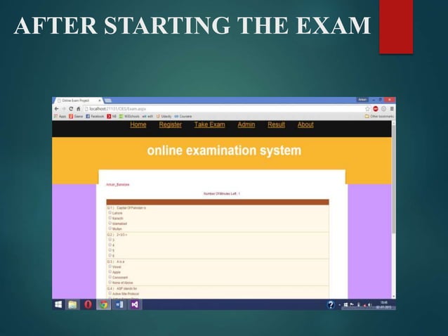 Online Examination System | PPT