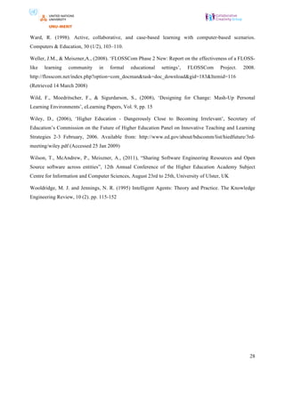 Open Education Ecosystems, learning analytics and supportive software ...