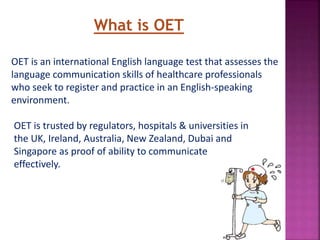 Occupational English Test | PPTX