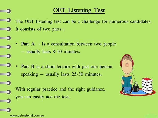 OET Modules and Exam Tips | PPT