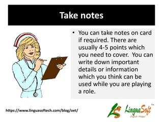 Oet nursing role plays | PPT