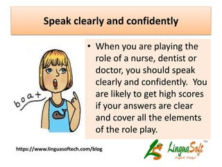 Oet speaking tips | PPTX