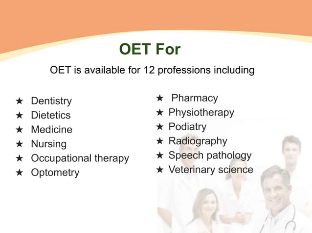 Oet Training for HealthCare Professionals in Australia | PPT